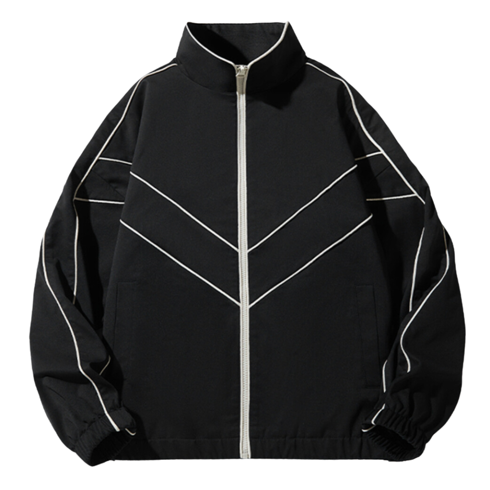 Reflective Stripes Track Jacket – ReflectiveClo