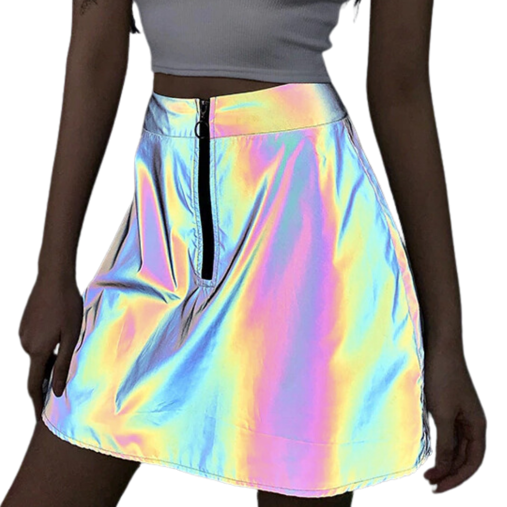 Holographic Skirt – ReflectiveClo