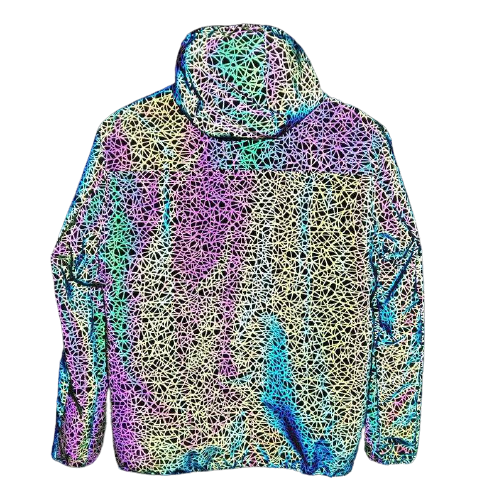 Holographic Jacket "Web Pattern" – ReflectiveClo