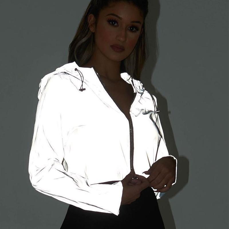 Reflective Crop Jacket – ReflectiveClo