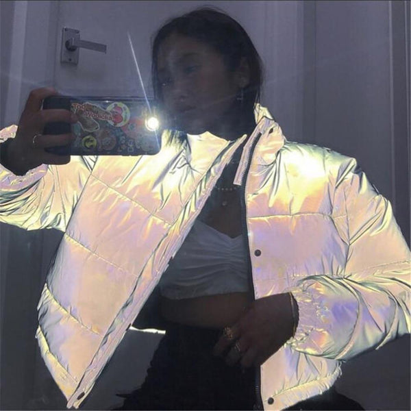 Reflective Crop Jacket – ReflectiveClo