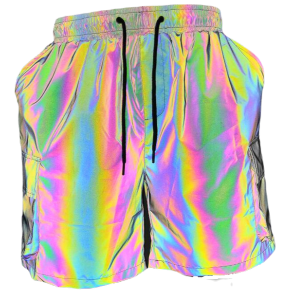 Holographic Shorts with Side Pockets – ReflectiveClo